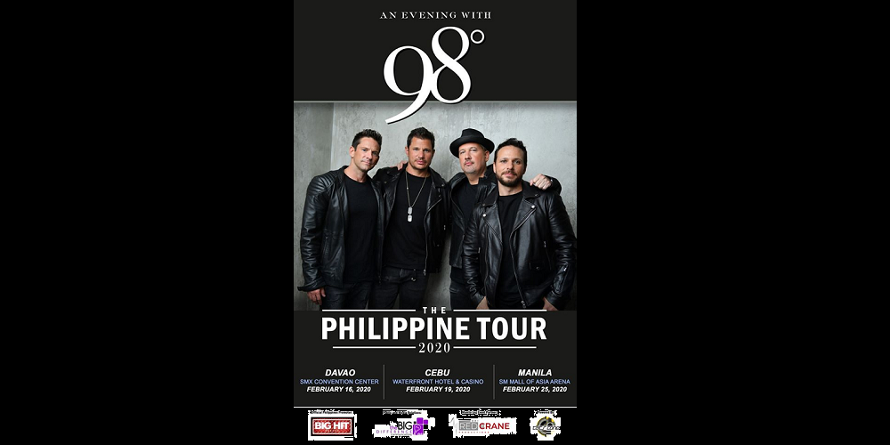 98 Degrees is heading to the Philippines for a series of shows in 2020 ...