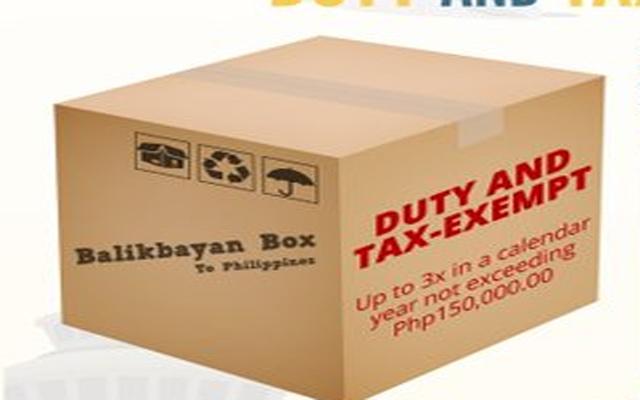 BOC, may paalala ukol sa patakaran sa pagpapadala ng mga balikbayan box ...
