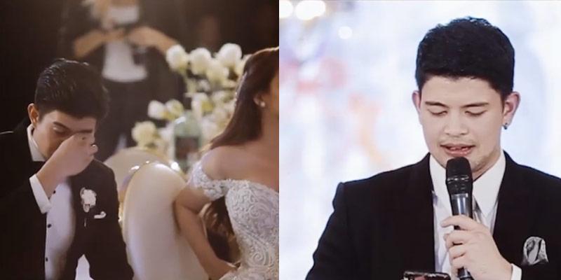 Rodjun Cruz tears up at brother Rayver's Best Man speech during his ...