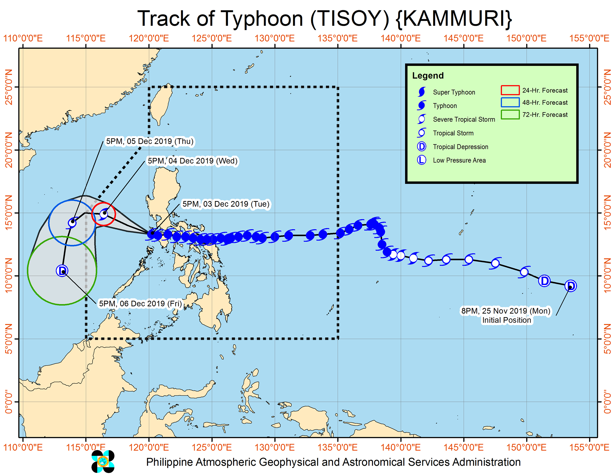 Signal No. 3 up over northern Occ. Mindoro as Tisoy moves westward ...