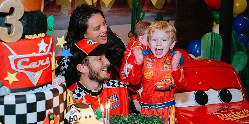 Georgina Wilson's son Archie celebrates 3rd birthday with cool Cars ...