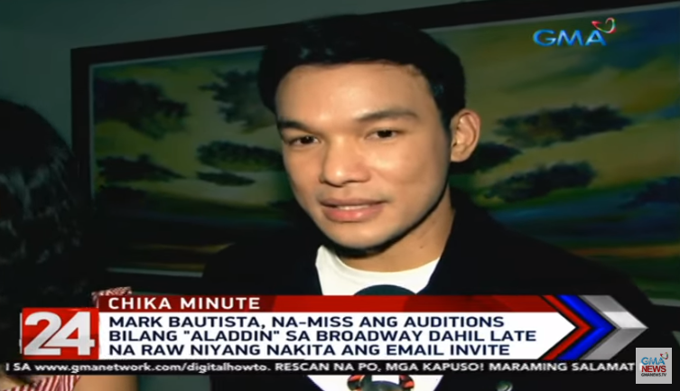 Mark Bautista on missing Broadway invite for 'Aladdin': 'Not the ...