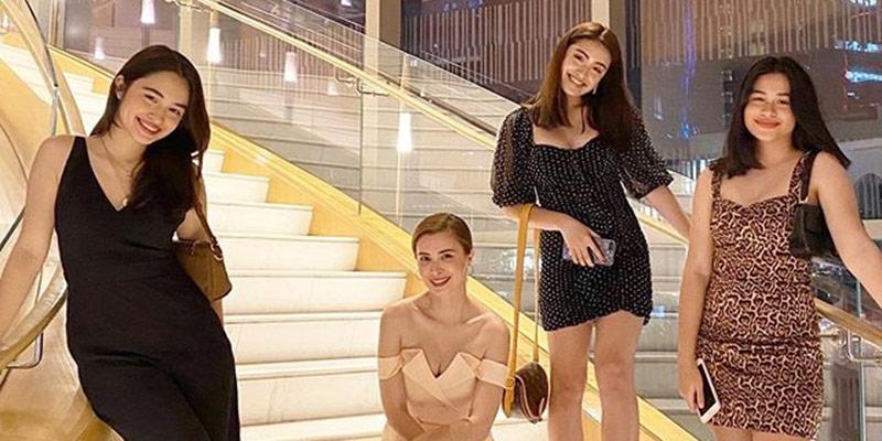 Sunshine Cruz and daughters outshine the fireworks as they welcome 2020 ...