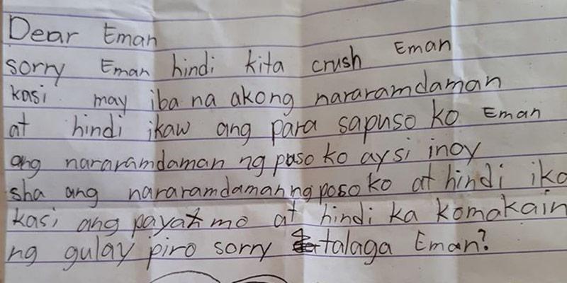 Dear Crush Letters Tagalog