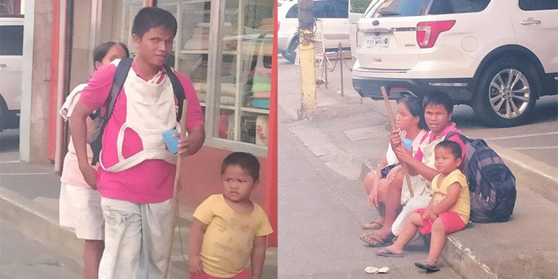 Young boy spotted helping his blind parents melts the hearts of ...