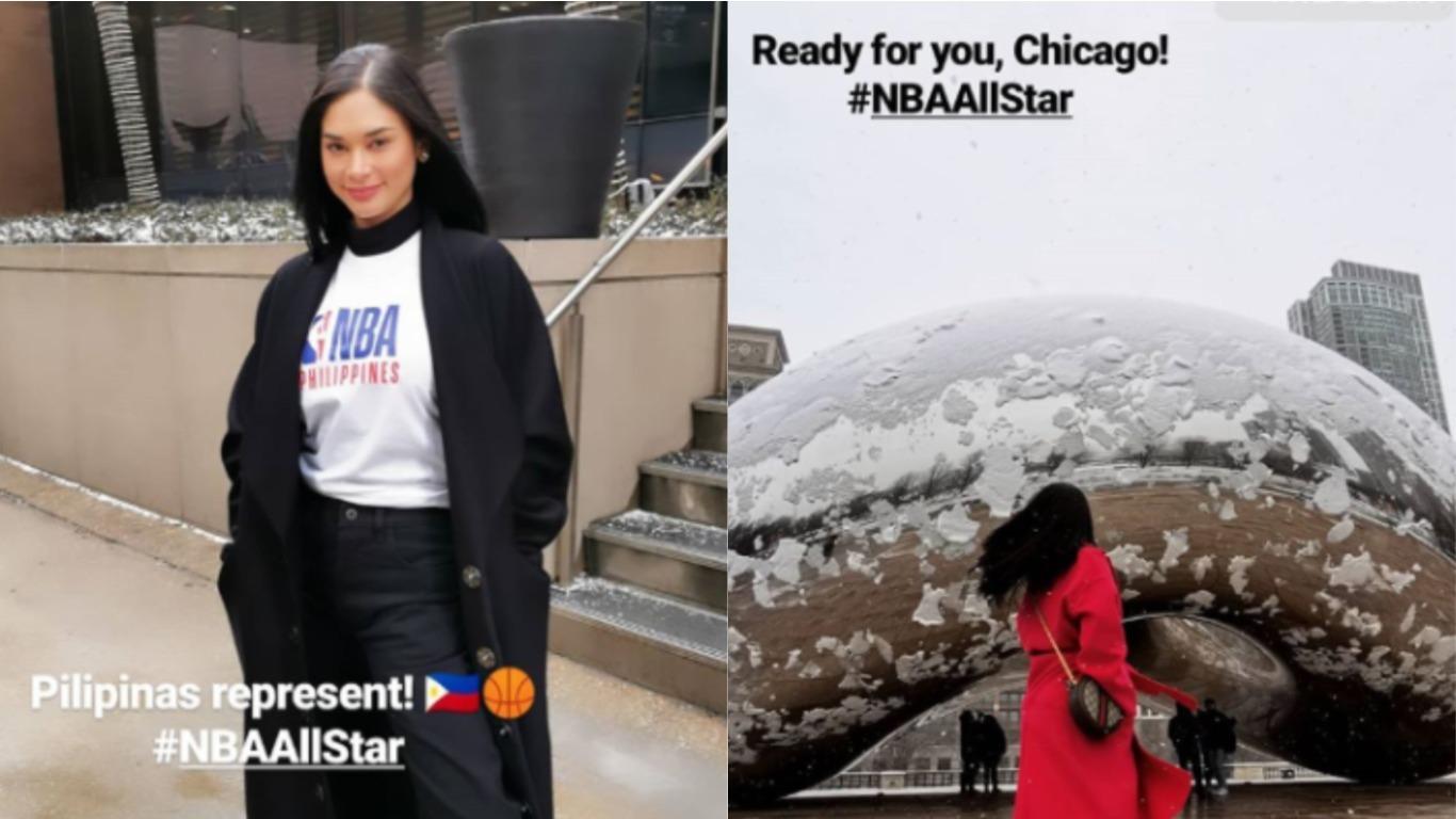 Pia Wurtzbach lands in Chicago to cover the NBA All-Star game | GMA ...