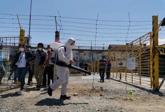 Bantag leads disinfection of BuCor facilities