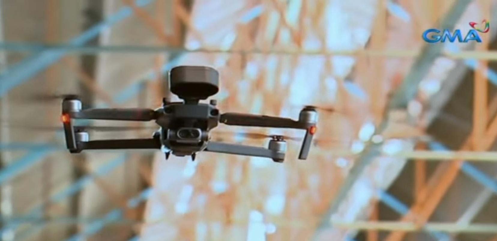 Marikina deploys 'talking' drone that takes your temperature | GMA News ...