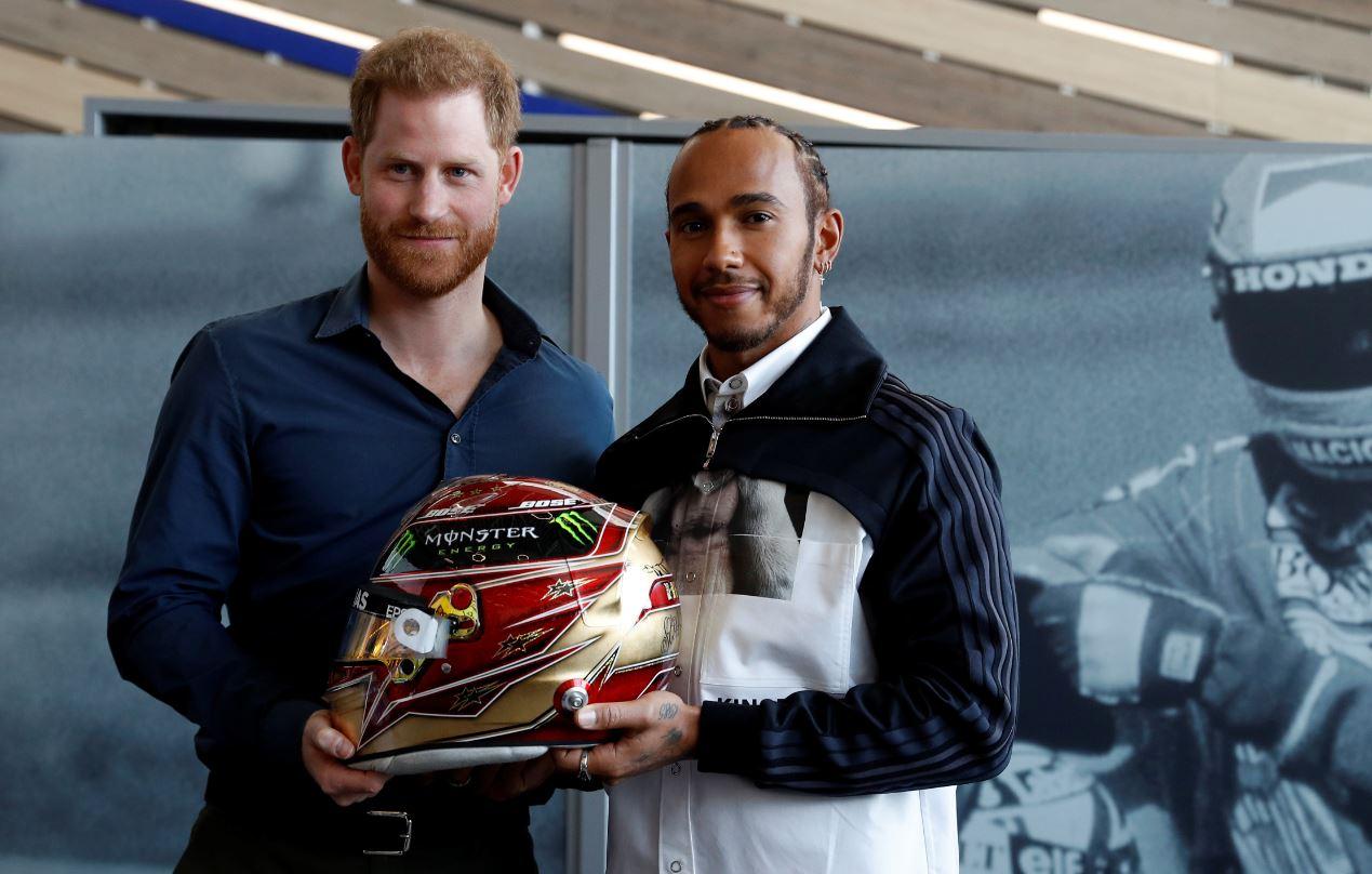 Prince Harry and F1 champion Lewis Hamilton open Silverstone museum ...