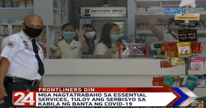 Essential workers brave COVID-19 scare to report for daily duties | GMA ...