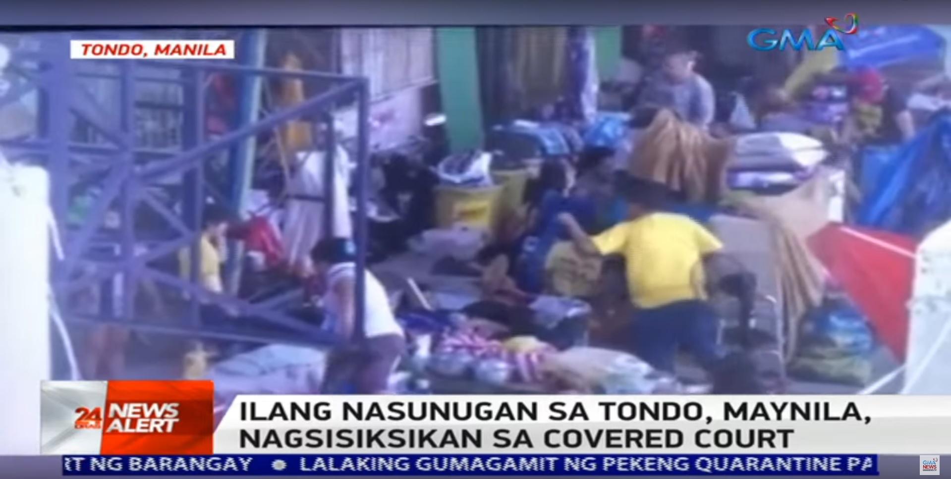 Tondo fire victims refuse to stay at evacuation centers | GMA News Online