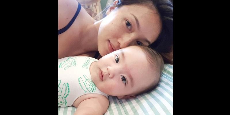 Solenn Heussaff finally shows Baby Thylane's face to the world | GMA ...