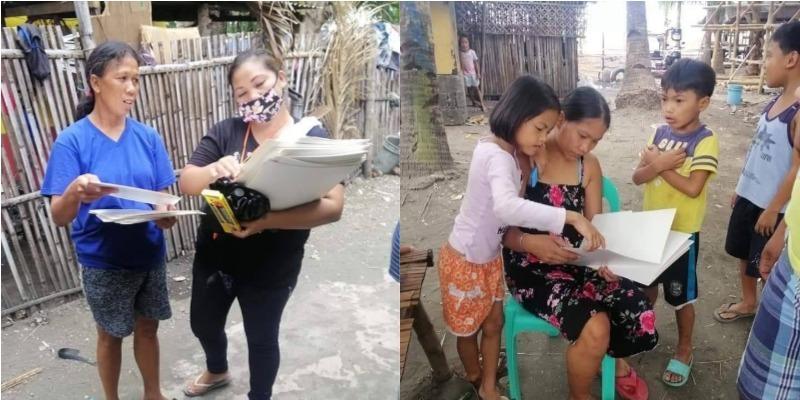Teacher provides worksheets to over 300 home-bound kids in Iloilo to ...