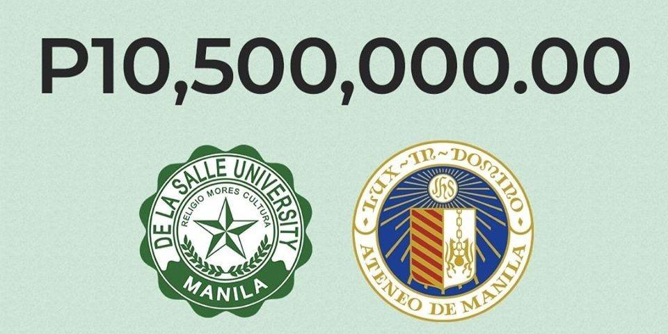 ADMU, DLSU join forces to raise P10.5M for urban poor affected by ...