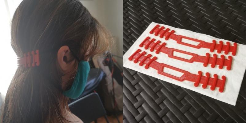 Netizen produces 3D-printed 'ear savers' for frontliners | GMA News Online