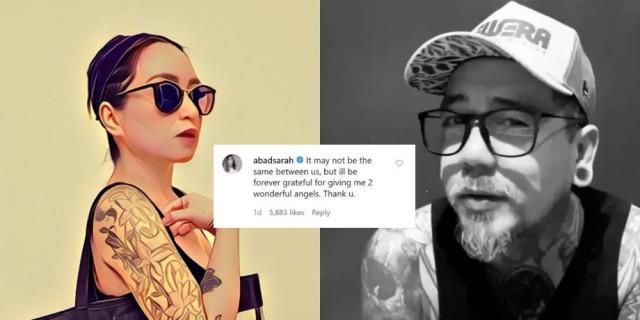 Sarah Abad thanks Jay Contreras for kids even though 'it may not be the ...