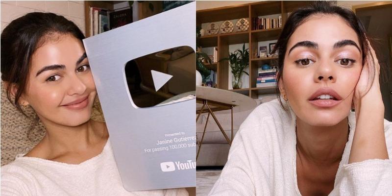 Janine Gutierrez receives Silver Play Button from YouTube | GMA News Online