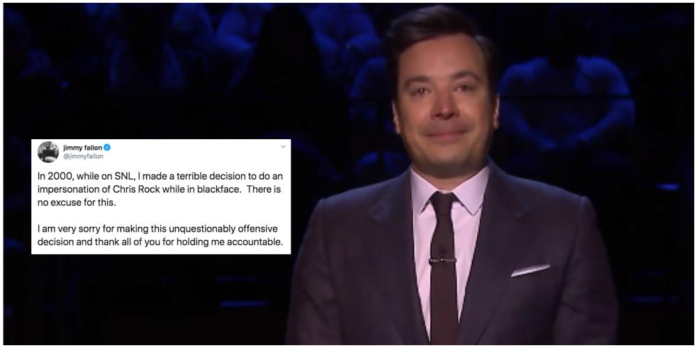 Jimmy Fallon apologizes for an old 'blackface sketch' in SNL that ...