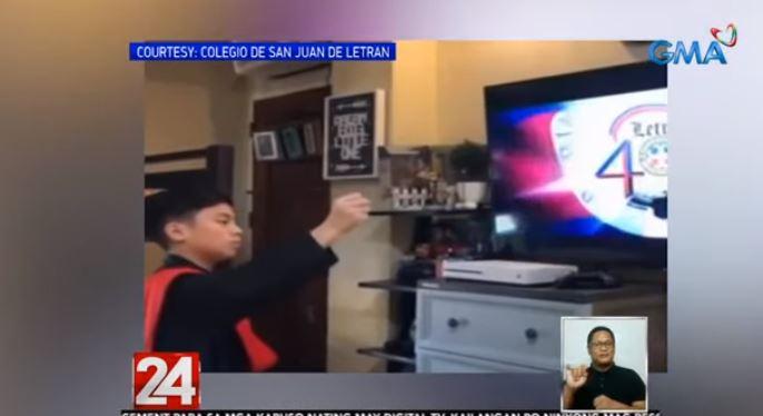 Letran holds virtual graduation for grade school students | GMA News Online