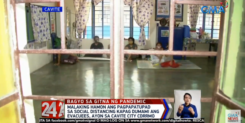 Social distancing measures slow down evacuation ops in Cavite | GMA ...