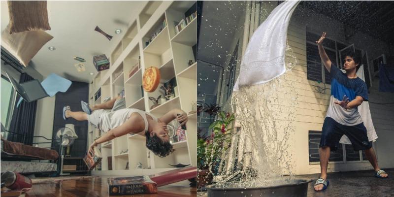 Pinoy photographer portrays himself as a quarantined superhuman | GMA ...