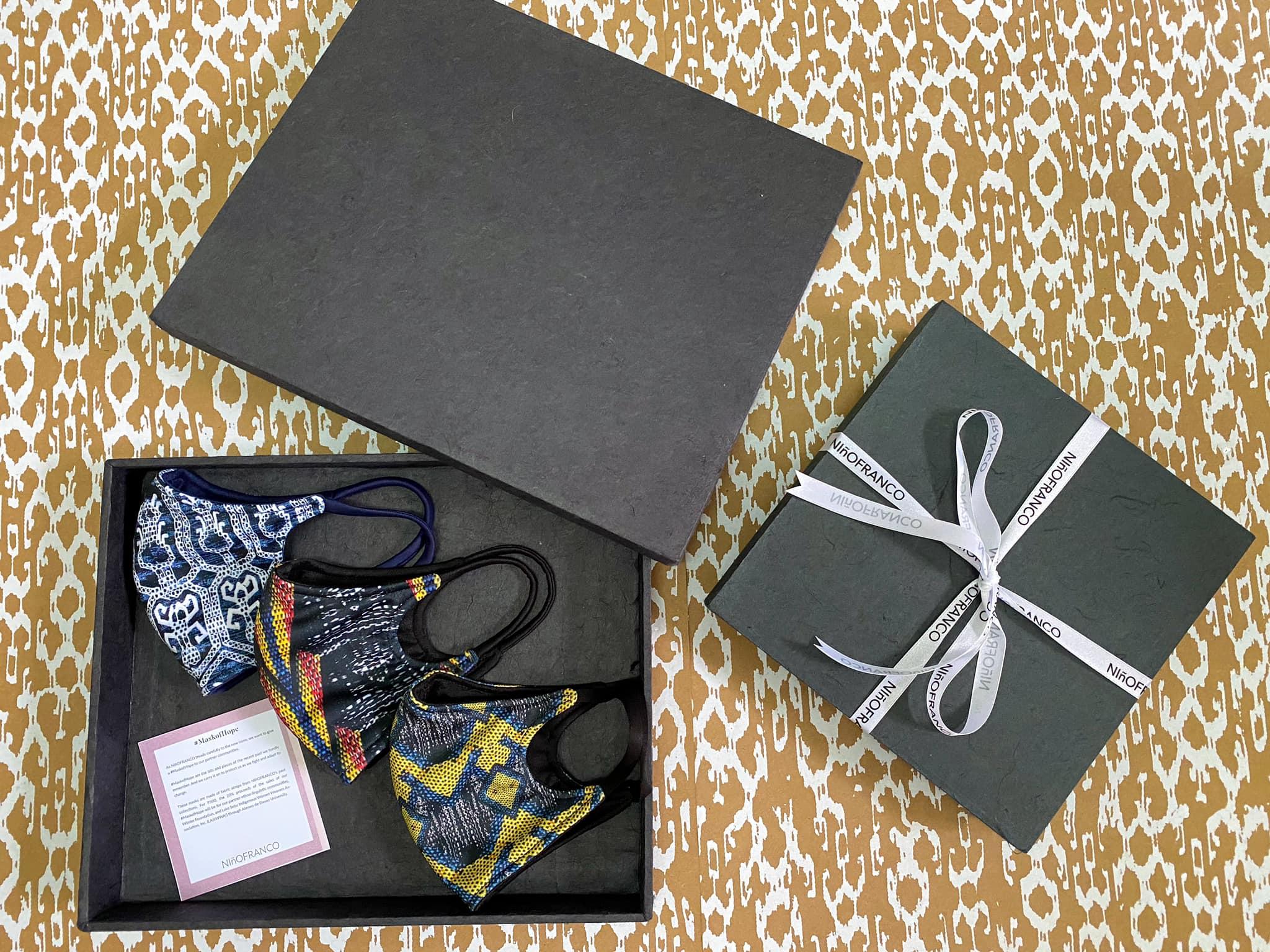 Fashion designer creates ethnic-inspired masks to raise funds for ...