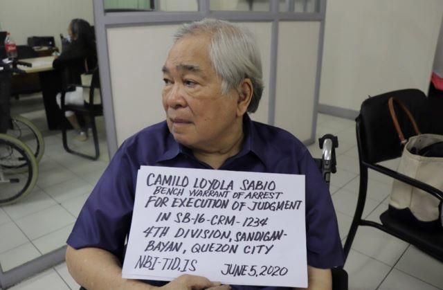 NBI arrests ex-PCGG chief Sabio over graft conviction | GMA News Online
