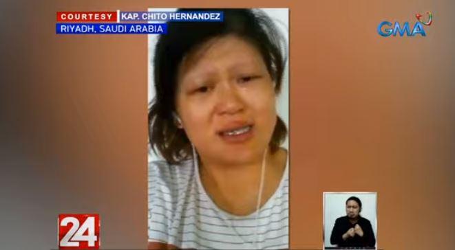 OFW in Riyadh kept in shelter without decent meals cries for help | GMA ...
