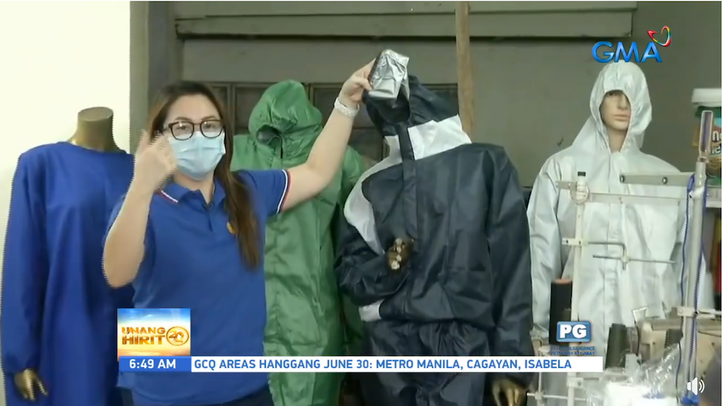 Taytay garment makers shift from making school uniforms to PPEs | GMA ...