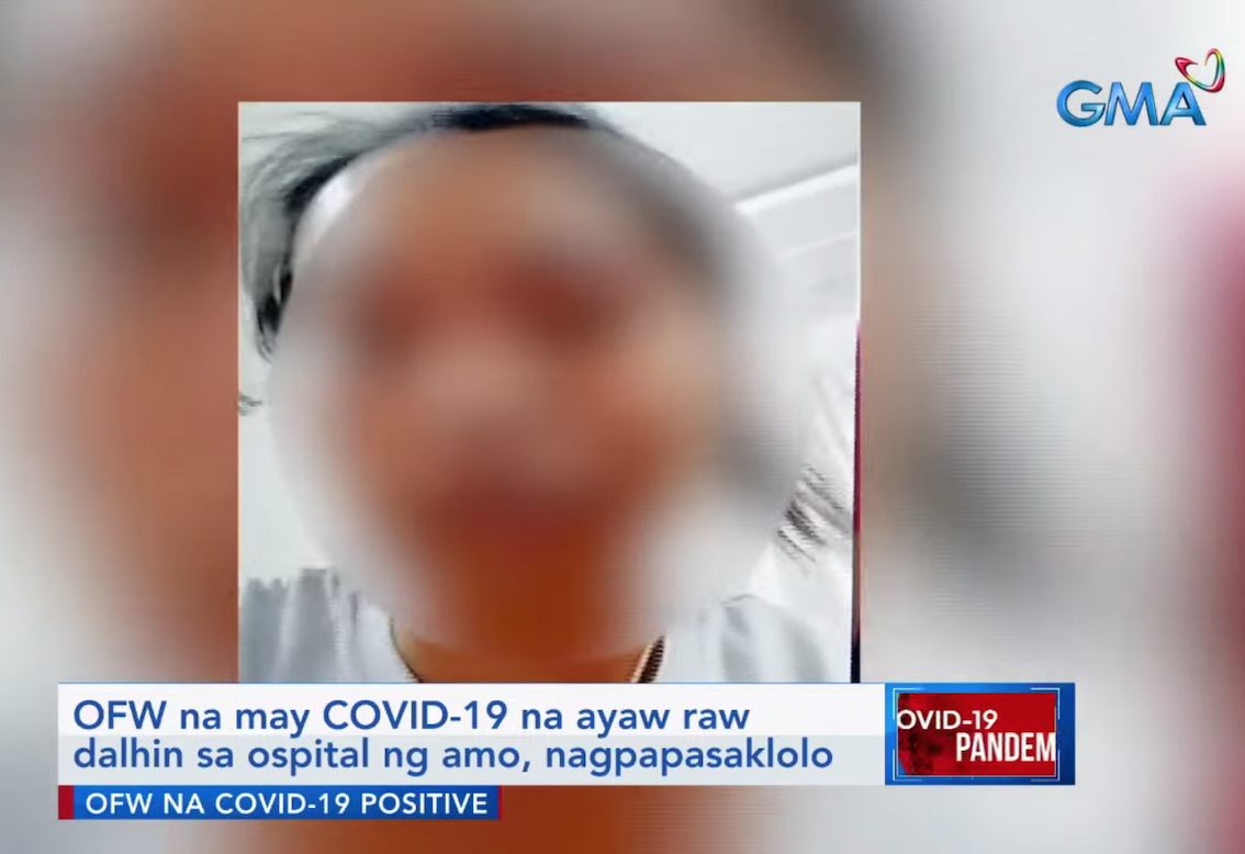 OFW na positibo sa COVID-19 sinabihan ng amo na 'mag-paracetamol' na lang | Balitambayan