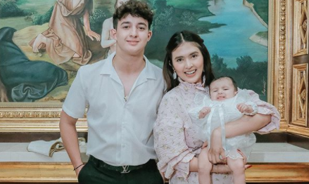 Sofia Andres' daughter Baby Zoe gets baptized | GMA News Online