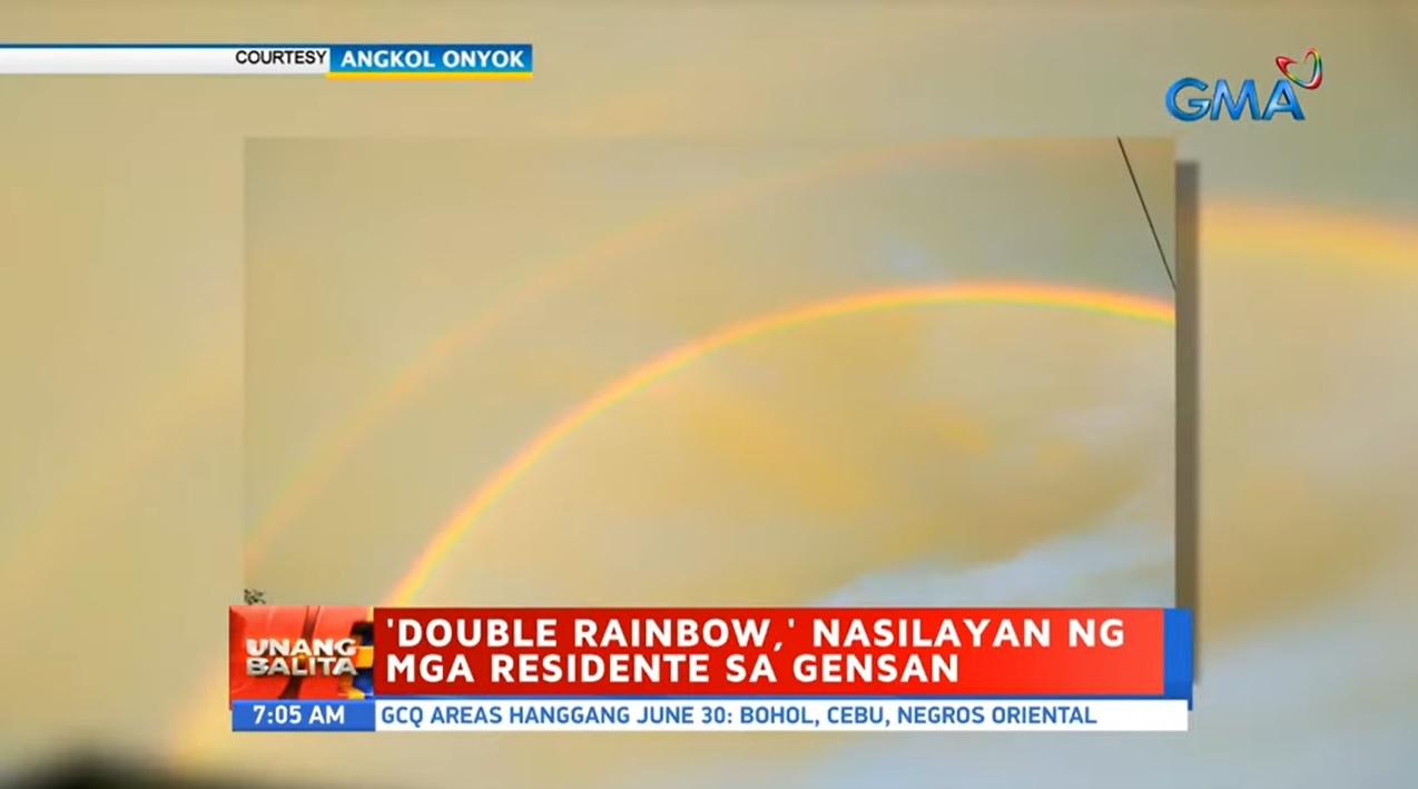 Double rainbow spotted in GenSan | GMA News Online