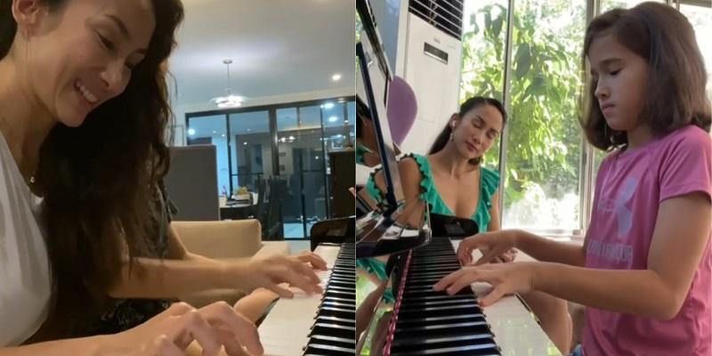 Ina Raymundo gets piano lessons from her daughter | GMA News Online