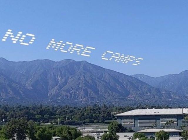 Artists to write in sky messages vs. migrant camps on Independence Day ...