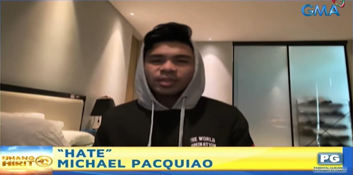 Michael Pacquiao shows off rapping skills on 'Unang Hirit' | GMA News ...
