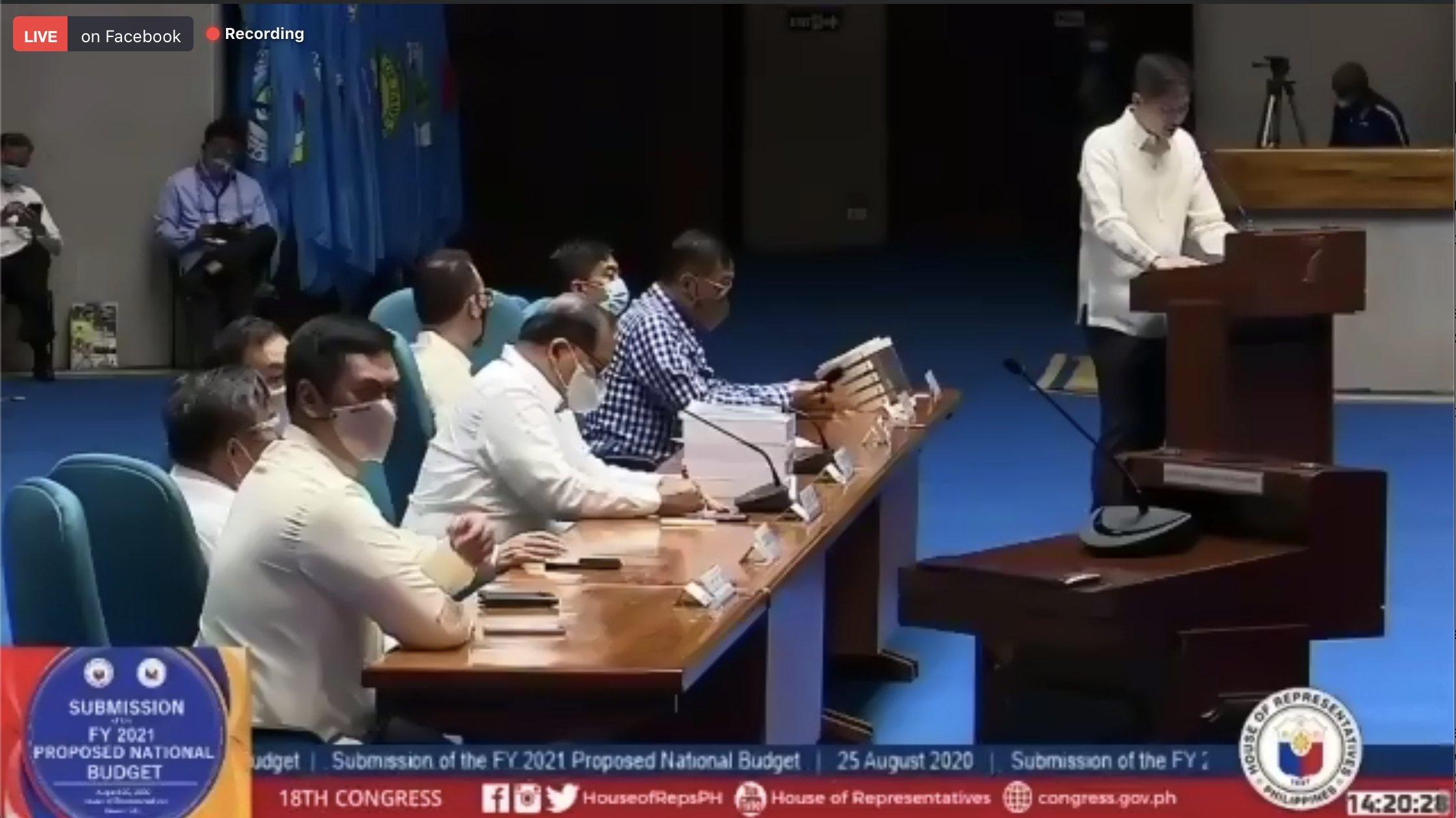 Dbm Submits Proposed P4 5 T National Budget For 2021 To House Of