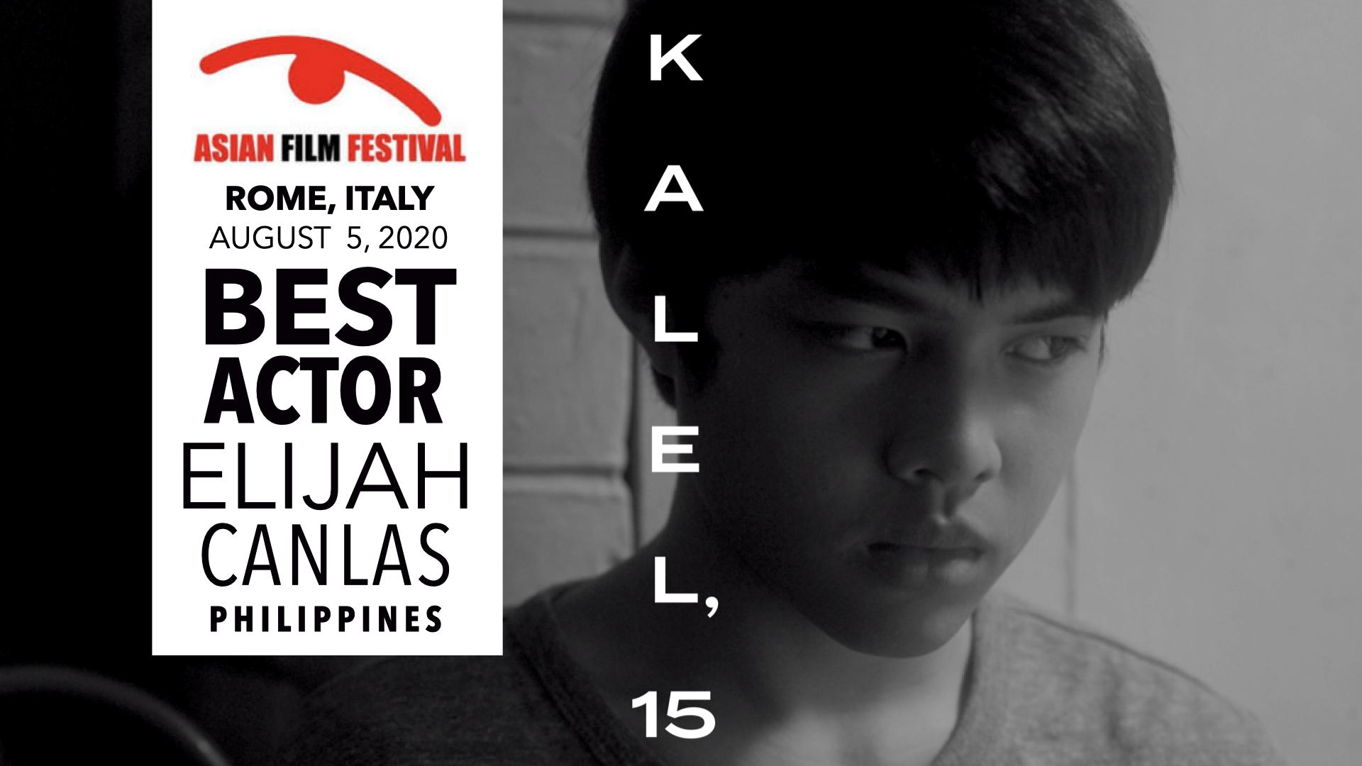Elijah Canlas wins best actor award at 17th Asian Film Festival in Rome ...