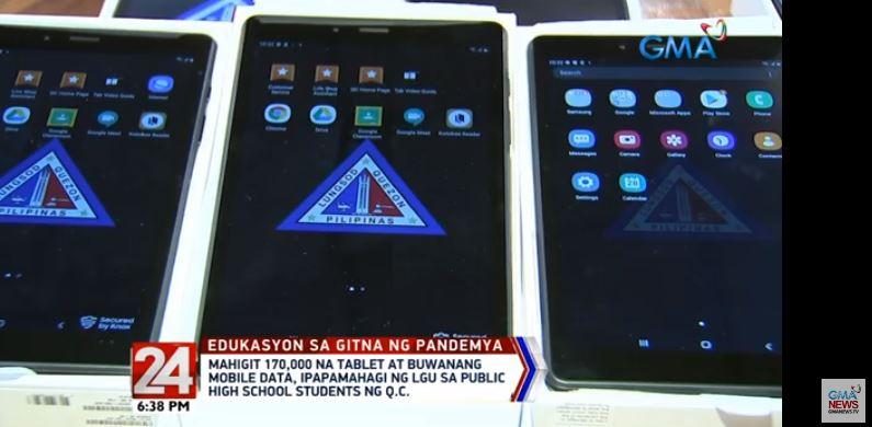 QC to distribute 176k tablets to public high school students | GMA News ...