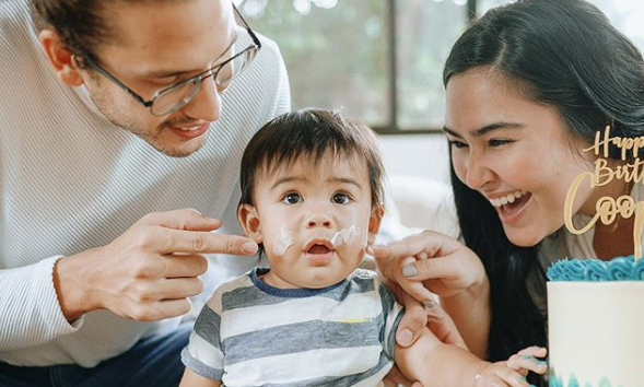 Gwen Zamora, David Semerad celebrate Baby Cooper's 1st birthday | GMA ...