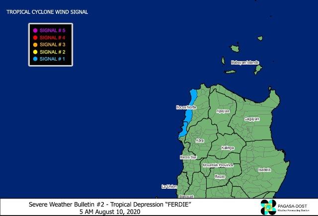 Signal No. 1 up over western Ilocos due to Ferdie; Habagat to bring ...