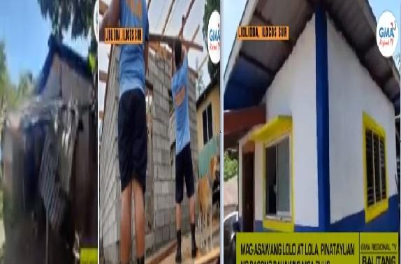 Mga pulis, ginawan ng bagong bahay ang mag-asawang matanda na nakatira ... Mga pulis, ginawan ng bagong bahay ang mag-asawang matanda na nakatira ...