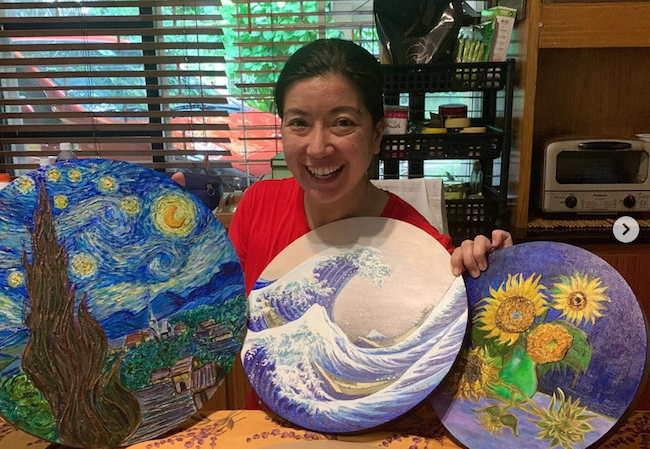 Kara David shows off paintings by Project Malasakit scholar | GMA News ...