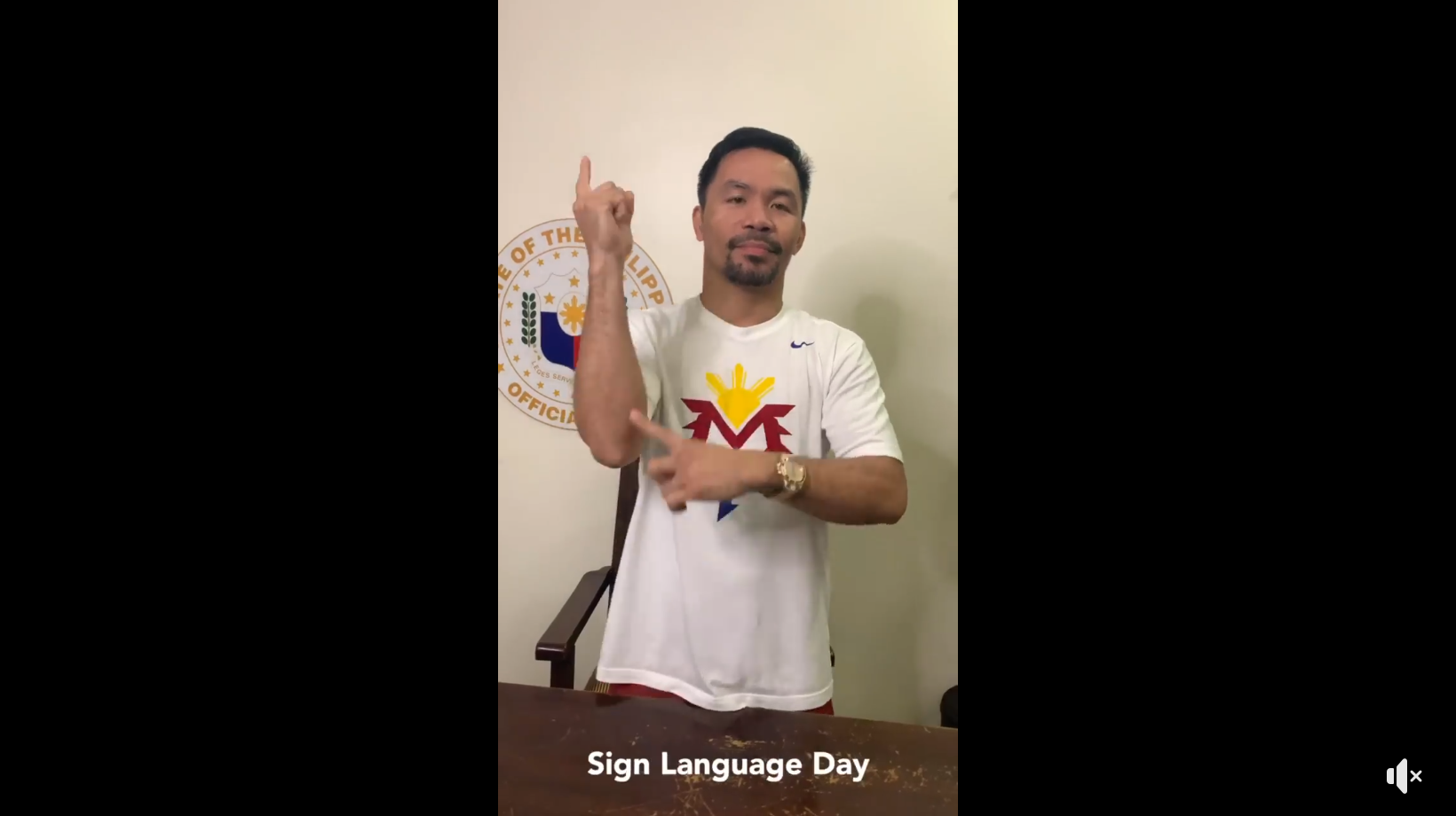 Manny Pacquiao pays tribute to deaf community on International Day of ...