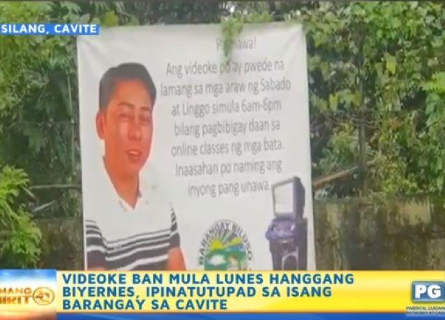 Pagbe-videoke, ipinagbabawal sa isang barangay sa Silang, Cavite ...