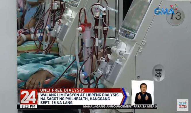 Unlimited dialysis treatment through Philhealth to end after Sept. 15 ...