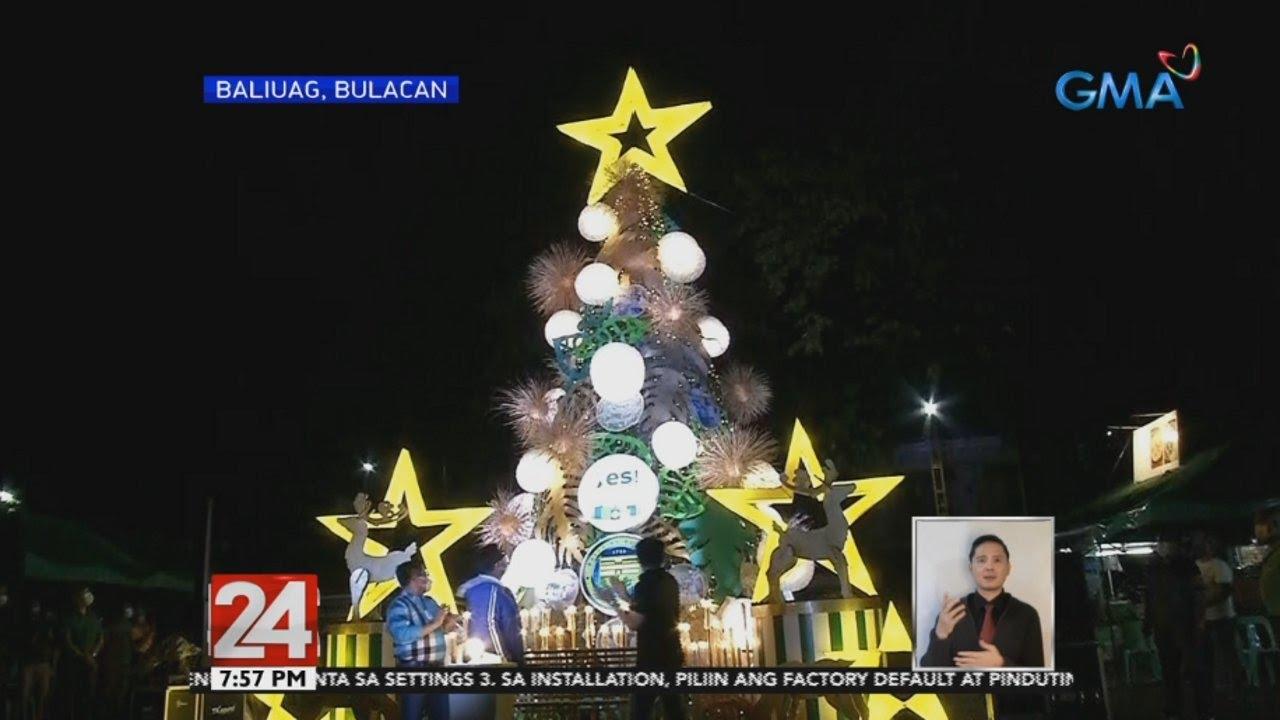 35-foot Christmas tree lights up in Baliuag, Bulacan to honor ...