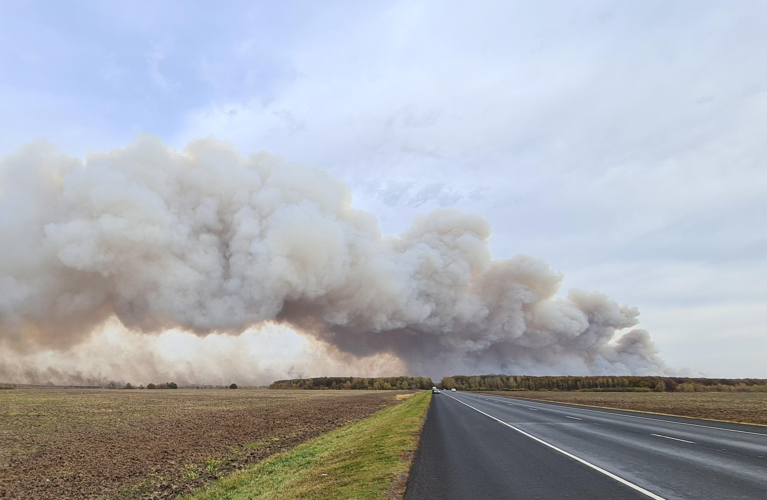 Russia evacuates villages as huge blaze breaks out at arms depot | GMA ...
