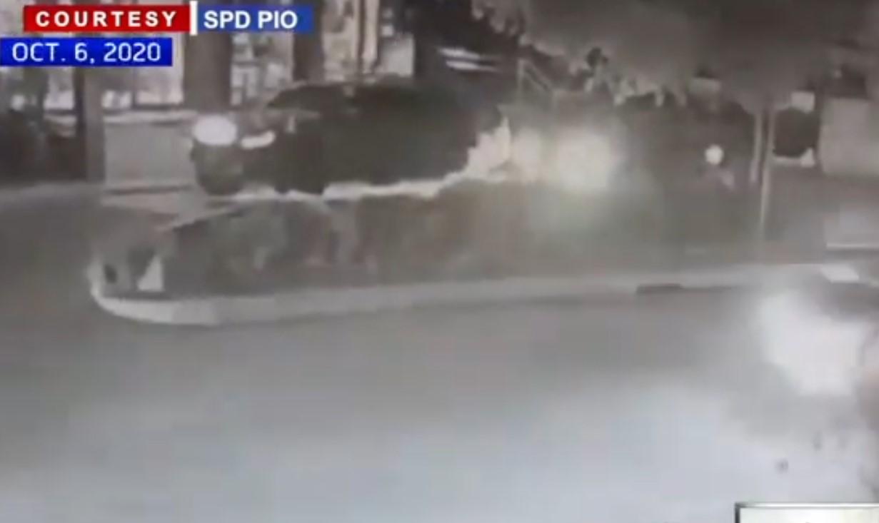 Pulis na nakaalitan ng Grab driver, tila ginawang drive-thru ang labas ...