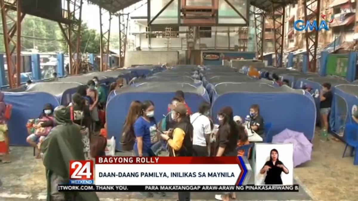 At least 400 families in Manila seek refuge in evacuation centers | GMA ...