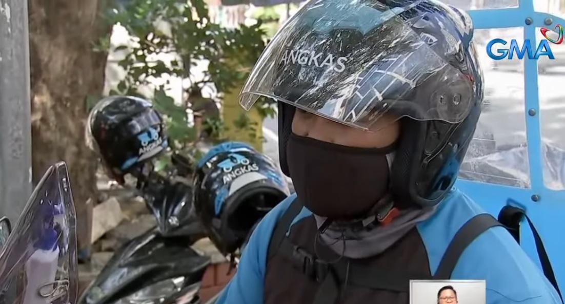 Angkas riders lament slow business on first day of motorcycle taxis ...